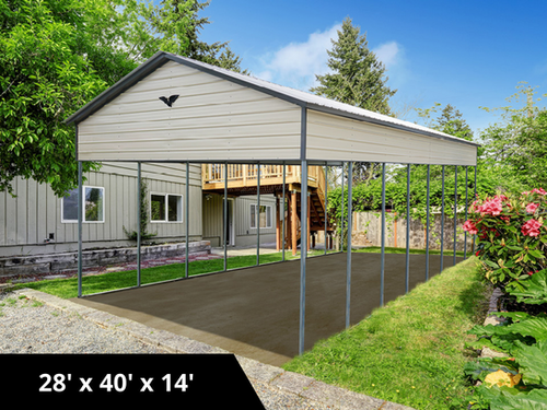 Galvalume Metal Roof Carport | Legacy Carports