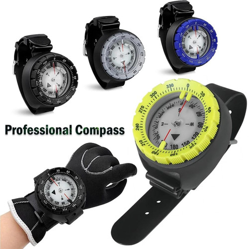 Dive Compass with wrist strap | Hux Scuba Gears