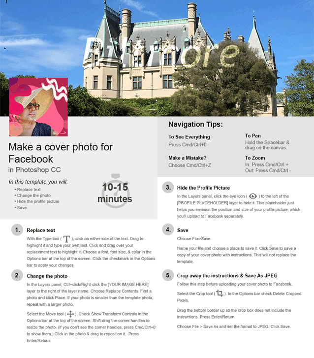 Create a Social Media Post - PS Template