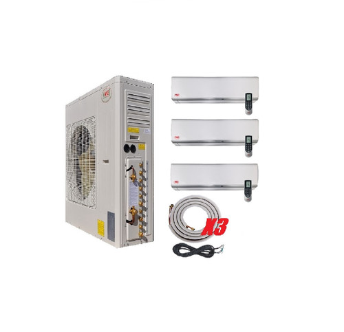 3 Zone Mini-Split | 54000 BTU | Heating + Cooling