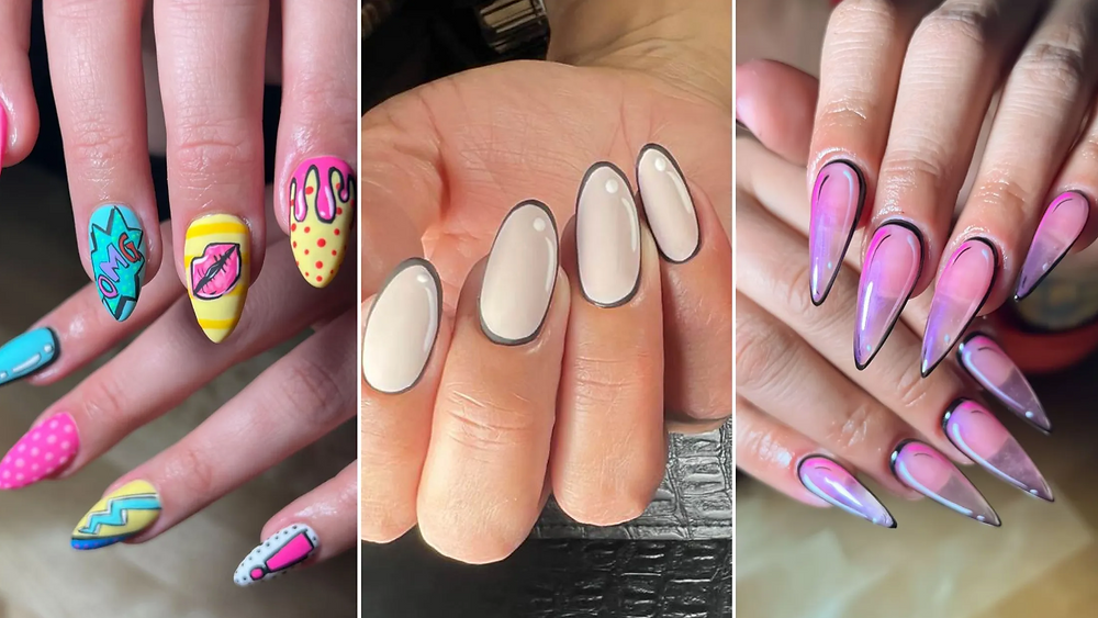 The Viral Pop Art Manicure Trend Came Straight Out Of A Comic Book