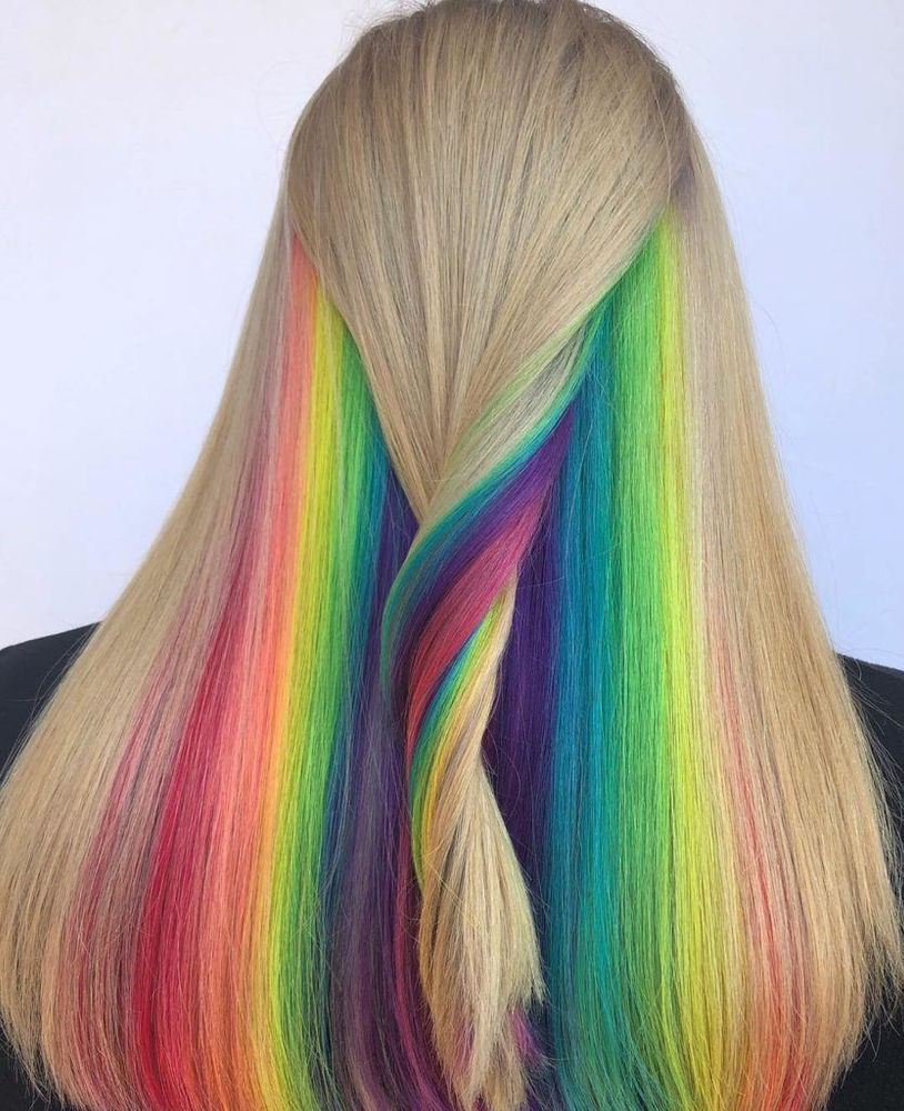 Peek A Boo Hair Color Ideas