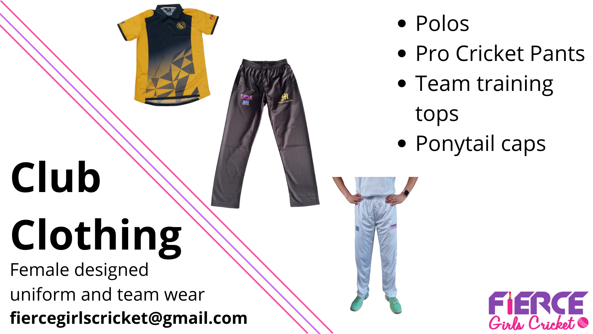 Female Cricket Gear and Uniforms