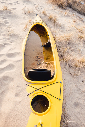 Buried Kayak 1 | Seaworthy Nantucket
