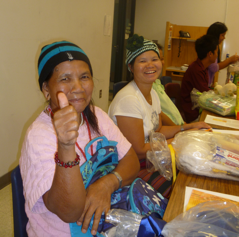 Refugees Lighting the Path