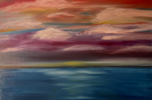 Cloudy Skies | Hannah Syme Fine Art