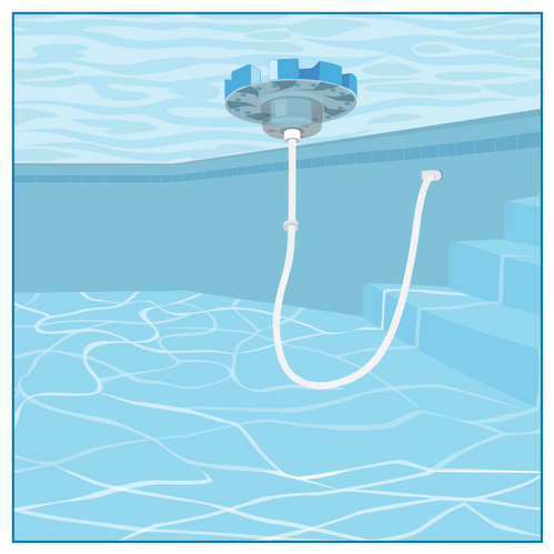 Direct connection Plug to the suction port | skimmermotion