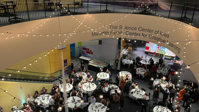 Breathtaking Wedding at The Science Center of Iowa!