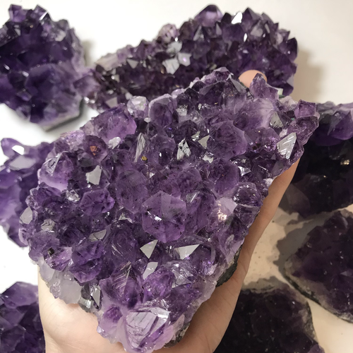 Large High Grade Amethyst Cluster from Uruguay | Crystality