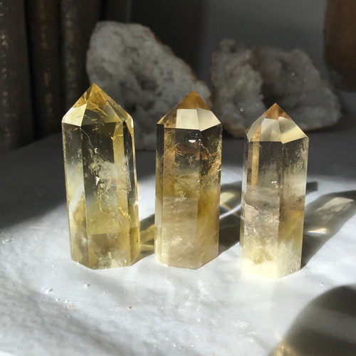 Citrine Crystal Points | Crystality