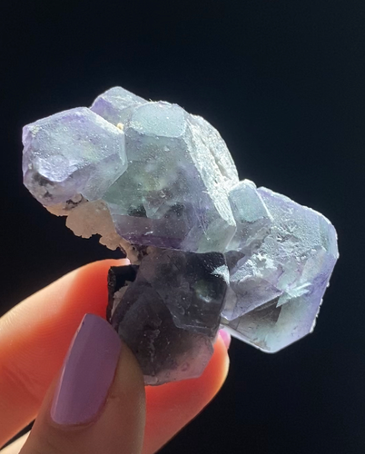 Rare Formation Fluorite with black Tourmaline from Erongo Namibia ...