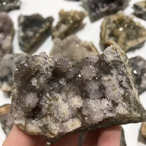 Lilac Cactus Amethyst Cluster | Crystality