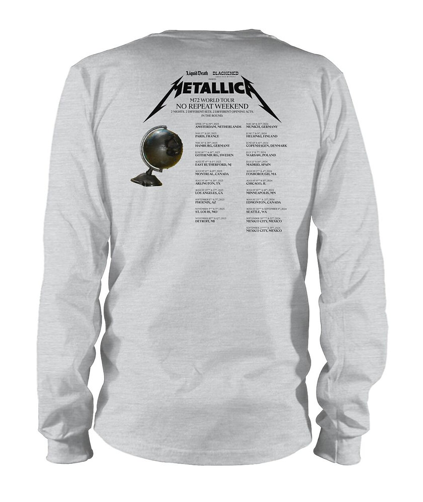 Metallica M72 World Tour 2024 T Shirts