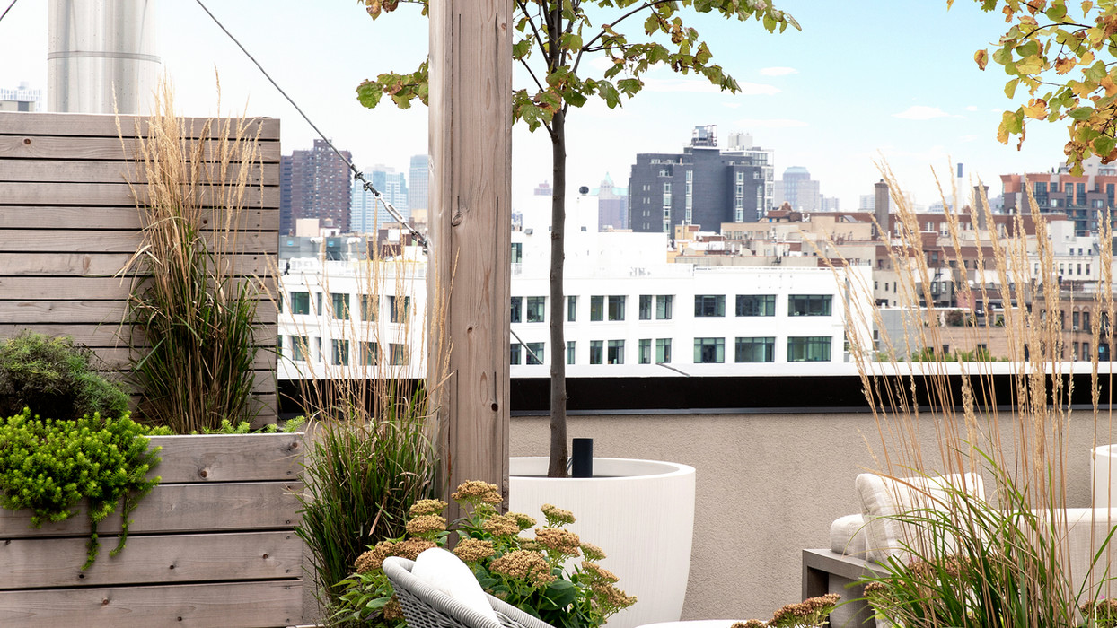 WILLIAMSBURG ROOFTOP LOUNGE | Rooftop Designs | New Eco Landscapes