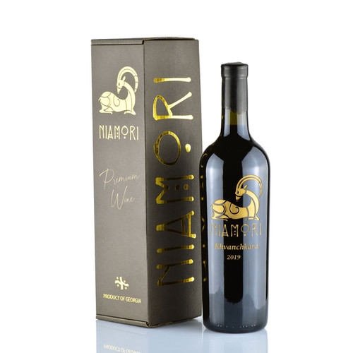 ხვანჭკარა | წითელი ნახ.ტკბილი | მუყაოს ყუთით | 0.75 ლ | წარწერის ...