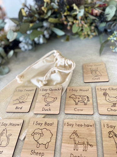 'I say' animal sound cards | The Grounds Creative