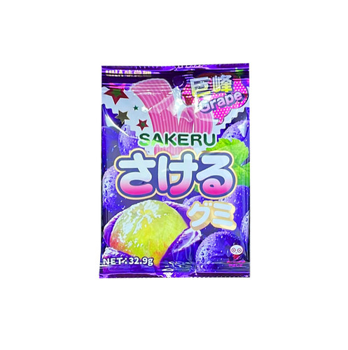 UHA Sakeru 果汁軟糖(提子) | homesnack | 網上零食購物平台