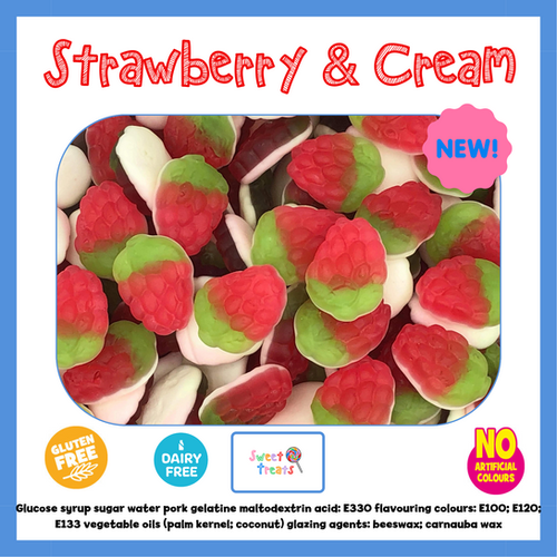Strawberry & Cream | Sweet Treats | Online Sweet Shop