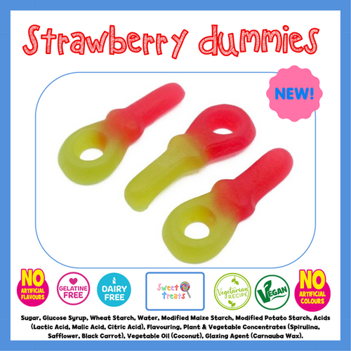 Strawberry Dummies | Sweet Treats | Online Sweet Shop