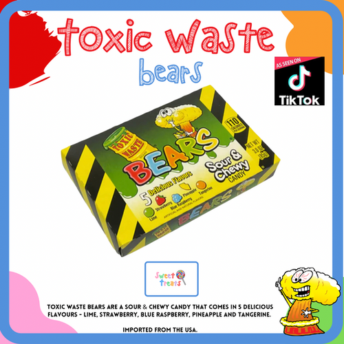Toxic Waste Bears Theatre Box 85g | Sweet Treats | Online Sweet Shop
