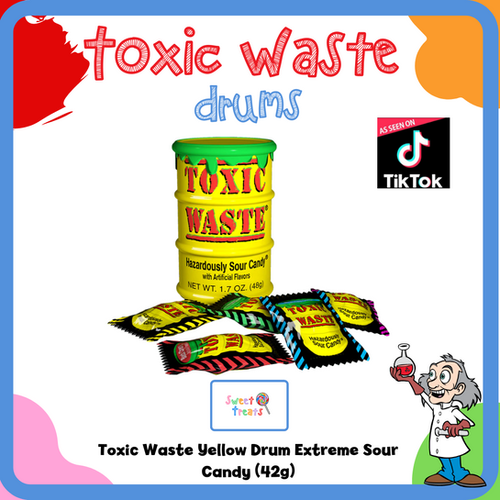 Toxic Waste Drum Extreme Sour Candy (42g) | Sweet Treats | Online Sweet ...