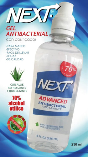 Next Gel Antiabacterial para manos | Salud Store