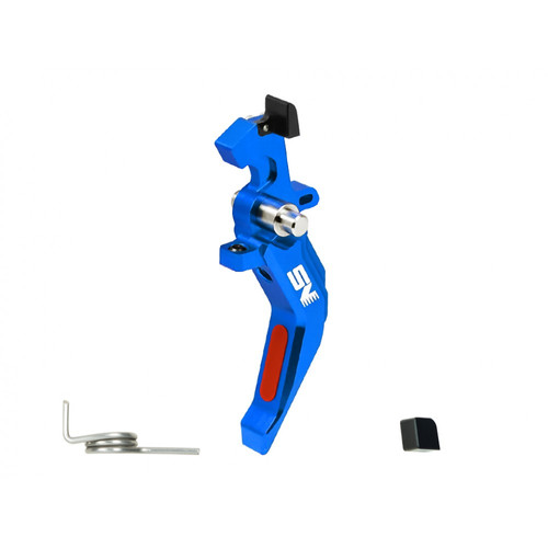 CNC Aluminum Speed Trigger (Style A) NexxSpeed (Blue) | AVA-Airsoft