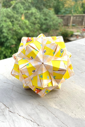 Overdose Sonobe Kusudama (Vertigo) | PrwOrigami