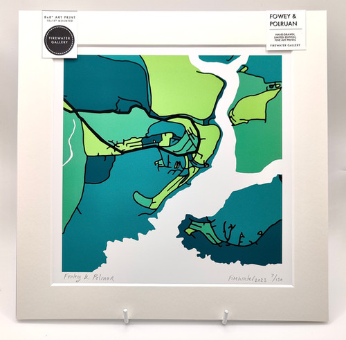 Fowey Map | Fowey River Gallery