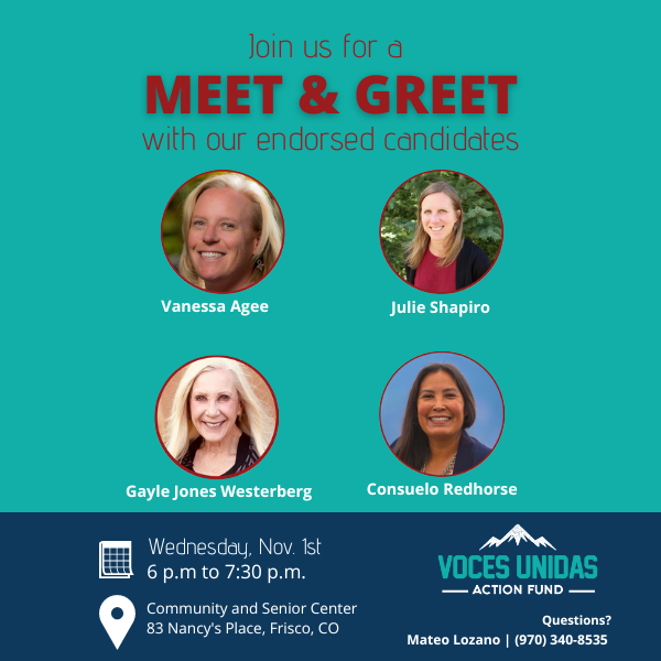 Meet & Greet: Summit County Board of Education Candidates | Voces Unidas