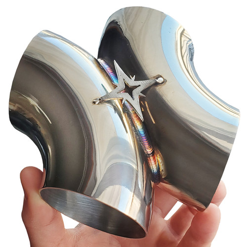 Project Exhaust 2.5" X-Pipe Crossover Pipe | Short Center Section