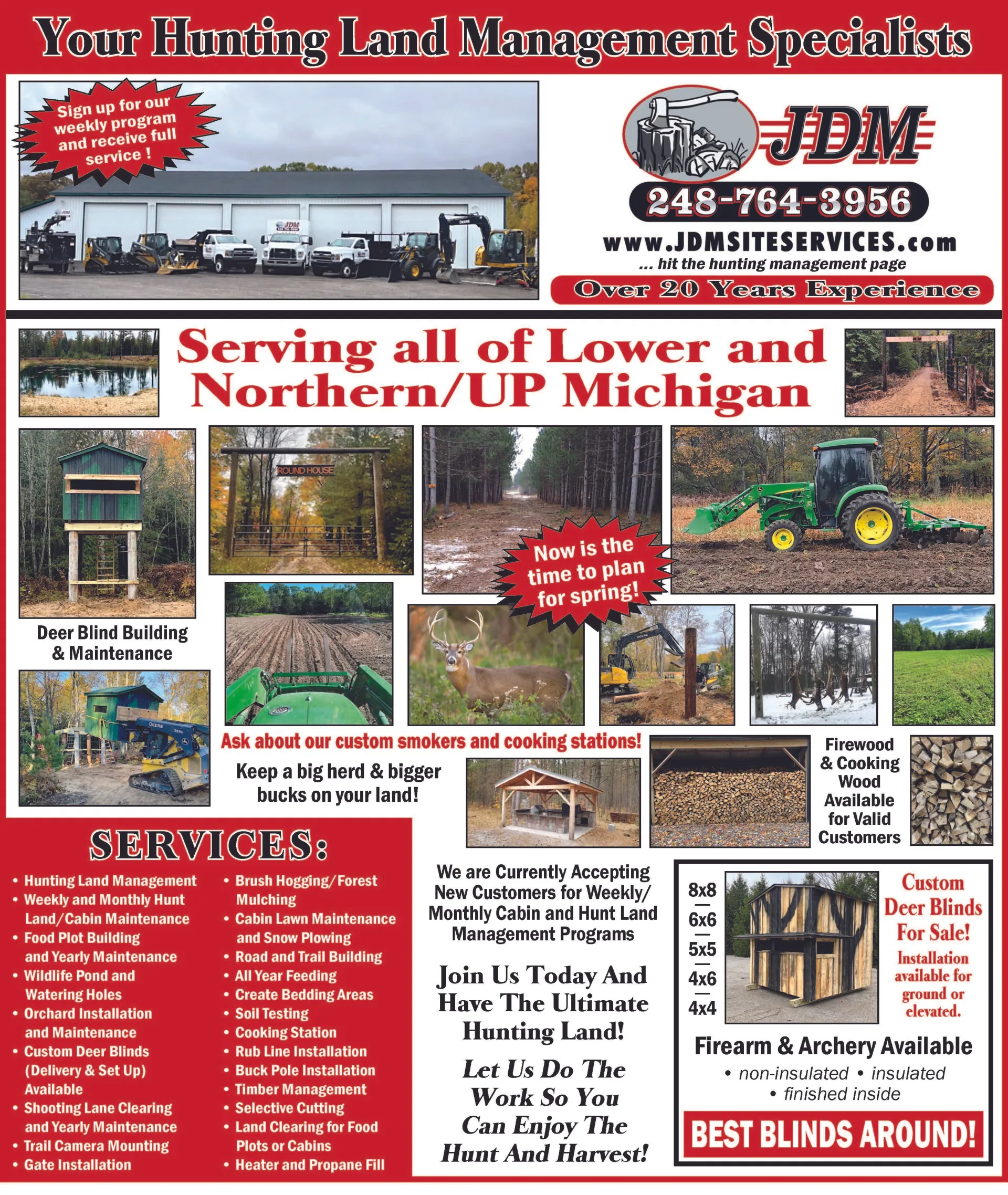 HUNTING LAND MANAGEMENT | JDM Site Services