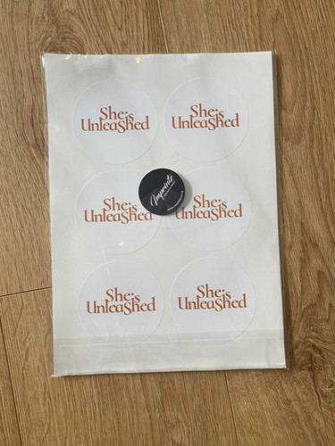 80mm Paper gloss circle stickers | imprintz