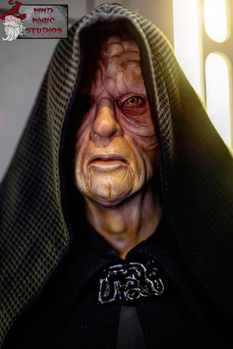 Female fit Palpatine silicone mask | Mind Magic Studios