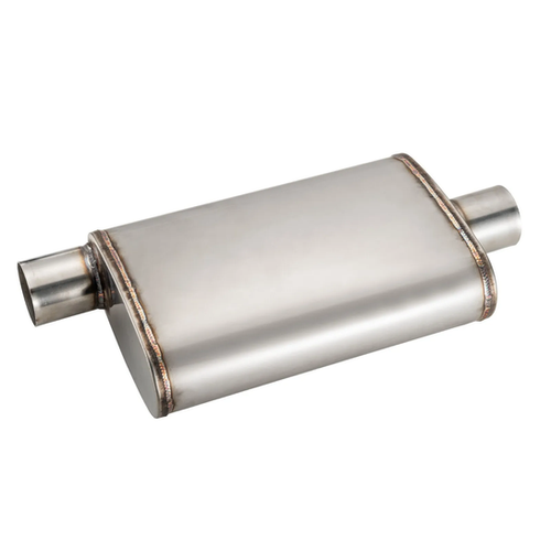 Exhaust Muffler Resonator 3 Offset In / 3” Center Out Stainless Steel ...