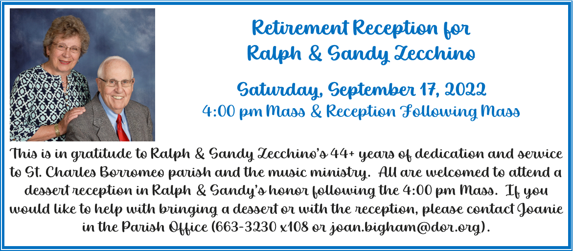 Thank You Ralph & Sandy Zecchino