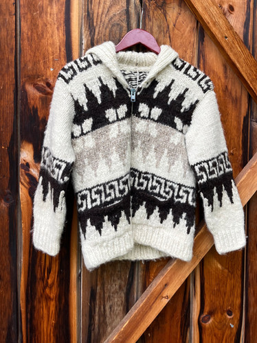 c.1960s-70s Hand Knit Greek Key [S] | DBV