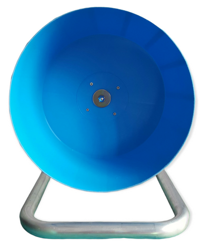 BLUE Bucket Wheel Metal Stand | TicTacWheels African Pygmy Hedgehog wheel