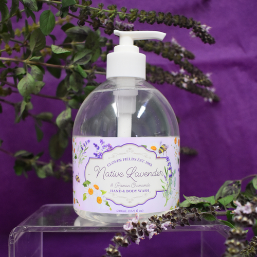 Native Lavender Hand & Body Wash 500ml | Clover Fields