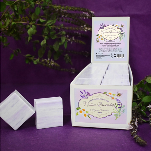 Native Lavender 65g Soap Bar | Clover Fields