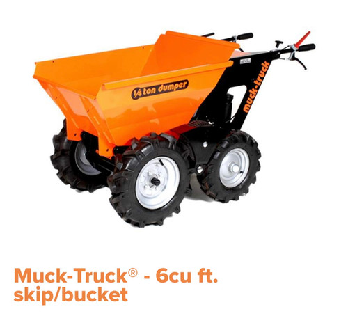 MUCK-TRUCK® - 6CU FT. SKIP/BUCKET | Marches Machinery