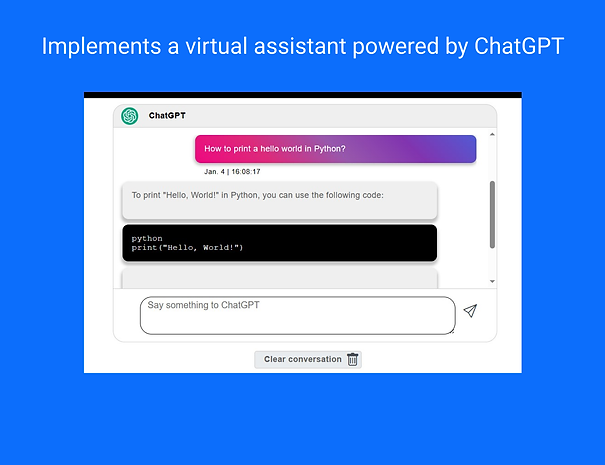 Chat GPT Assistant | Wix App Market | Wix.com