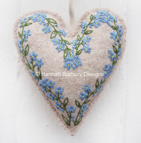 Mary Forget-me-not Hand Embroidery Kit | HannahBurburyDesigns