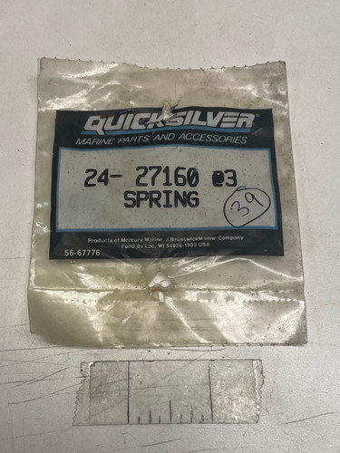 24-27160 Quicksilver/Mercury Spring | Cable Boats
