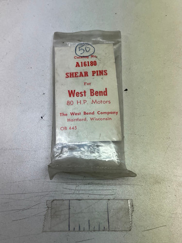 A16180 West Bend Outboard Shear Pins | Cable Boats