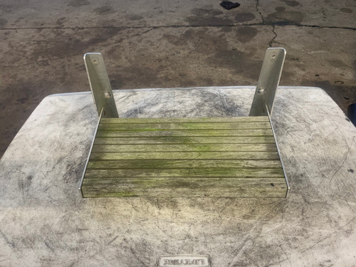 Garelick 13 3/8” Teak Footrest | Cable Boats