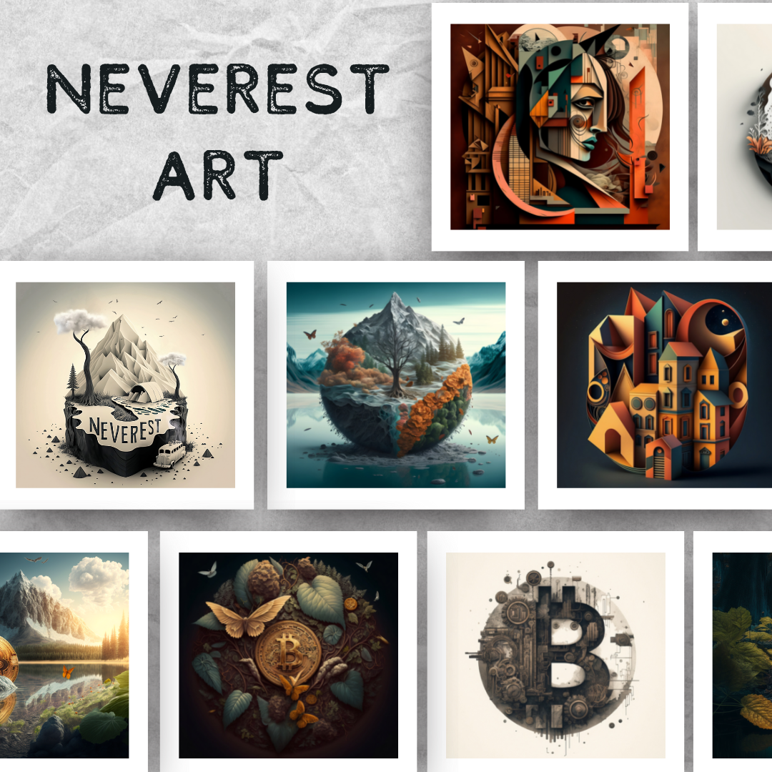 NEVEREST | Bitcoin Crypto NFT Art