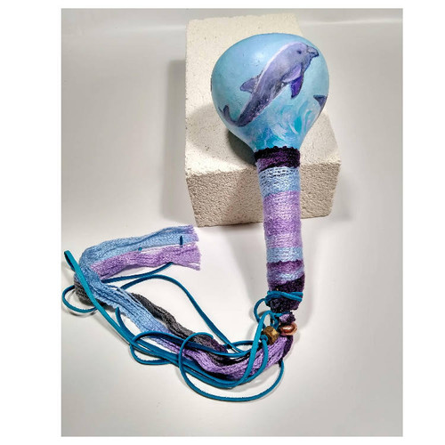 Dolphin Spirit Rattle | thundervalleydrums