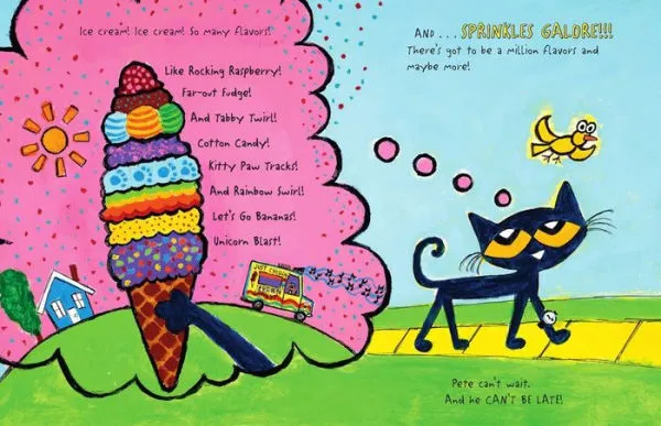 Pete the Cat Screams for Ice Cream! by James Dean, Kimberly Dean | Ay ...