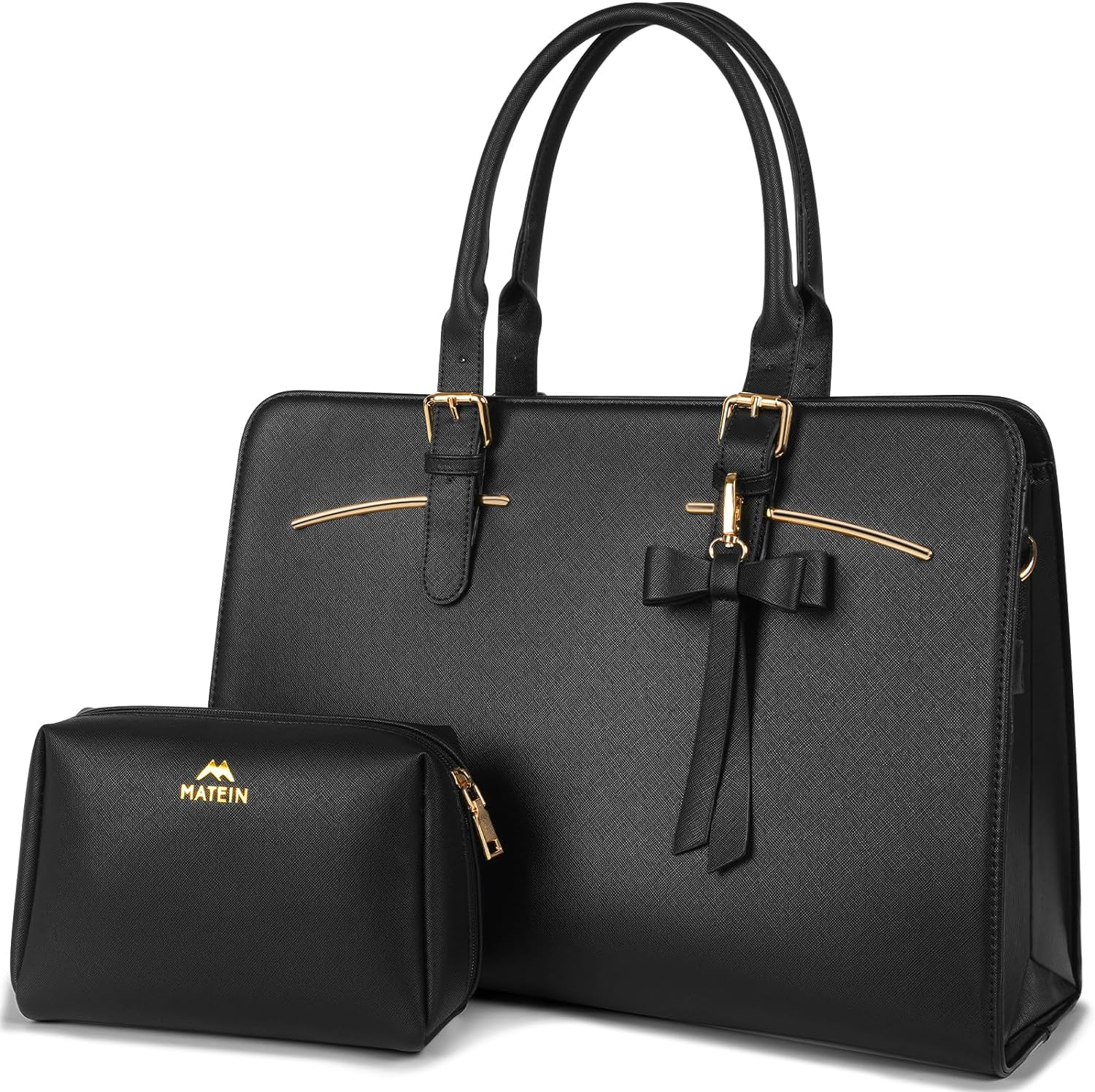 Ladies Laptop Bags for Women Stylish, Leather Laptop Handbag with ...